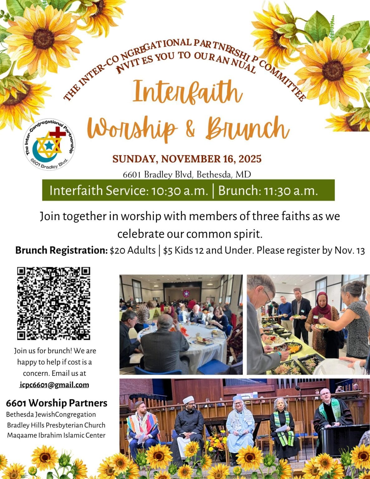 Annual Interfaith Worship and Brunch 2025